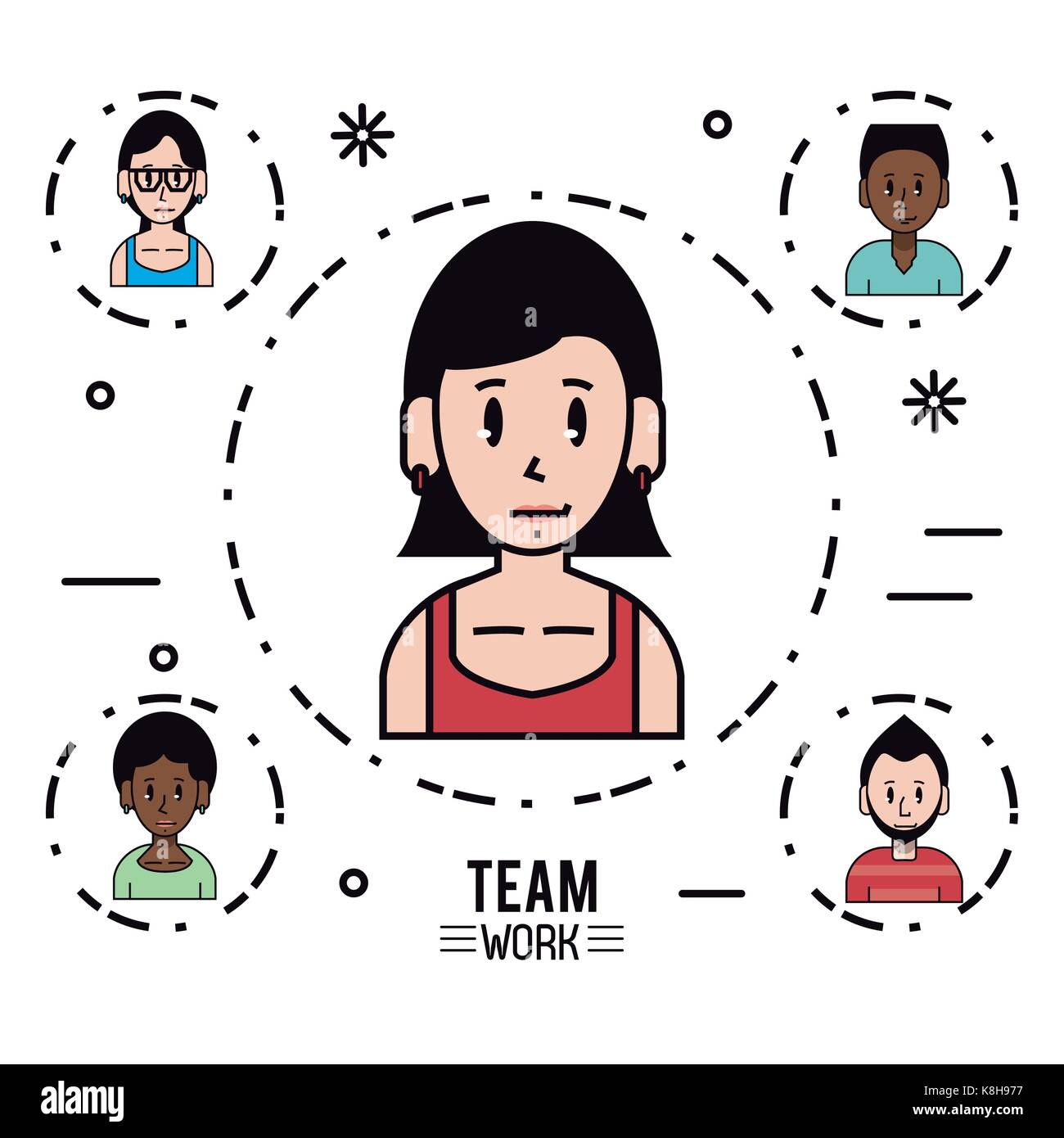 Young business teamwork cartoon Stock Vector Image & Art - Alamy