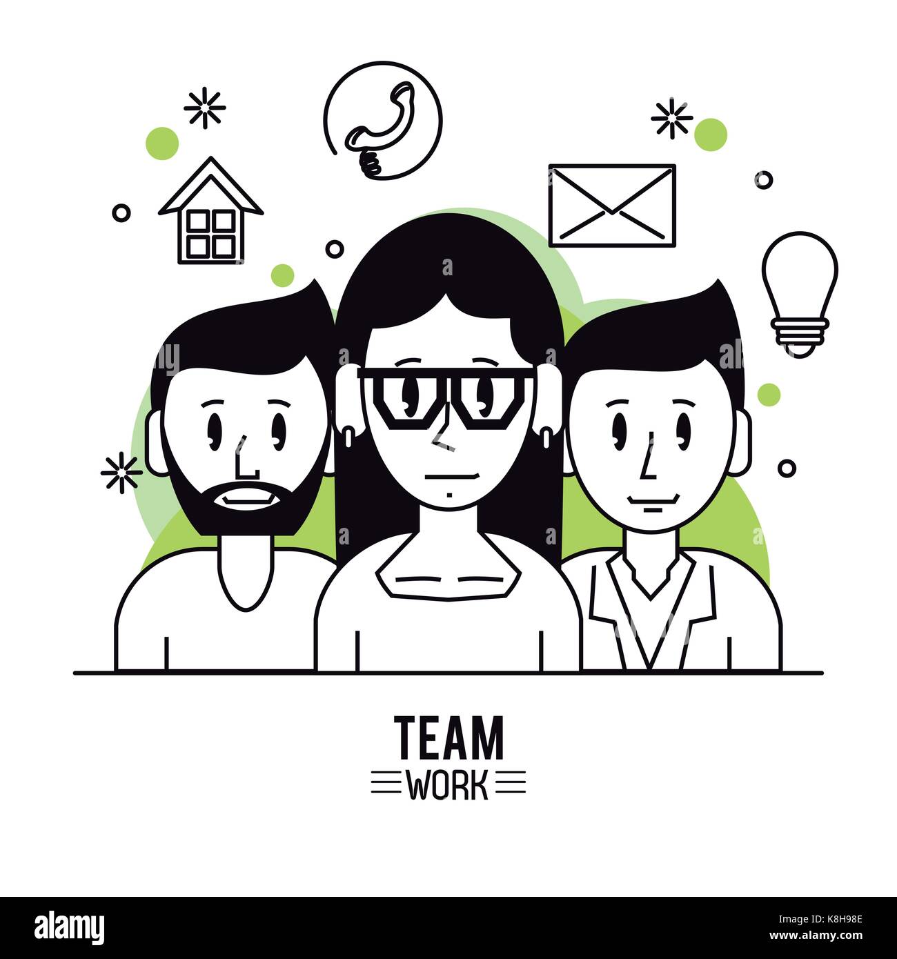 Young business teamwork cartoon Stock Vector Image & Art - Alamy