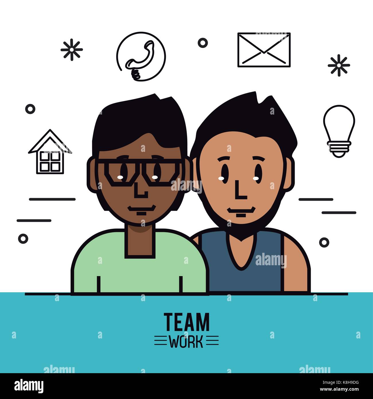 Young business teamwork cartoon Stock Vector Image & Art - Alamy