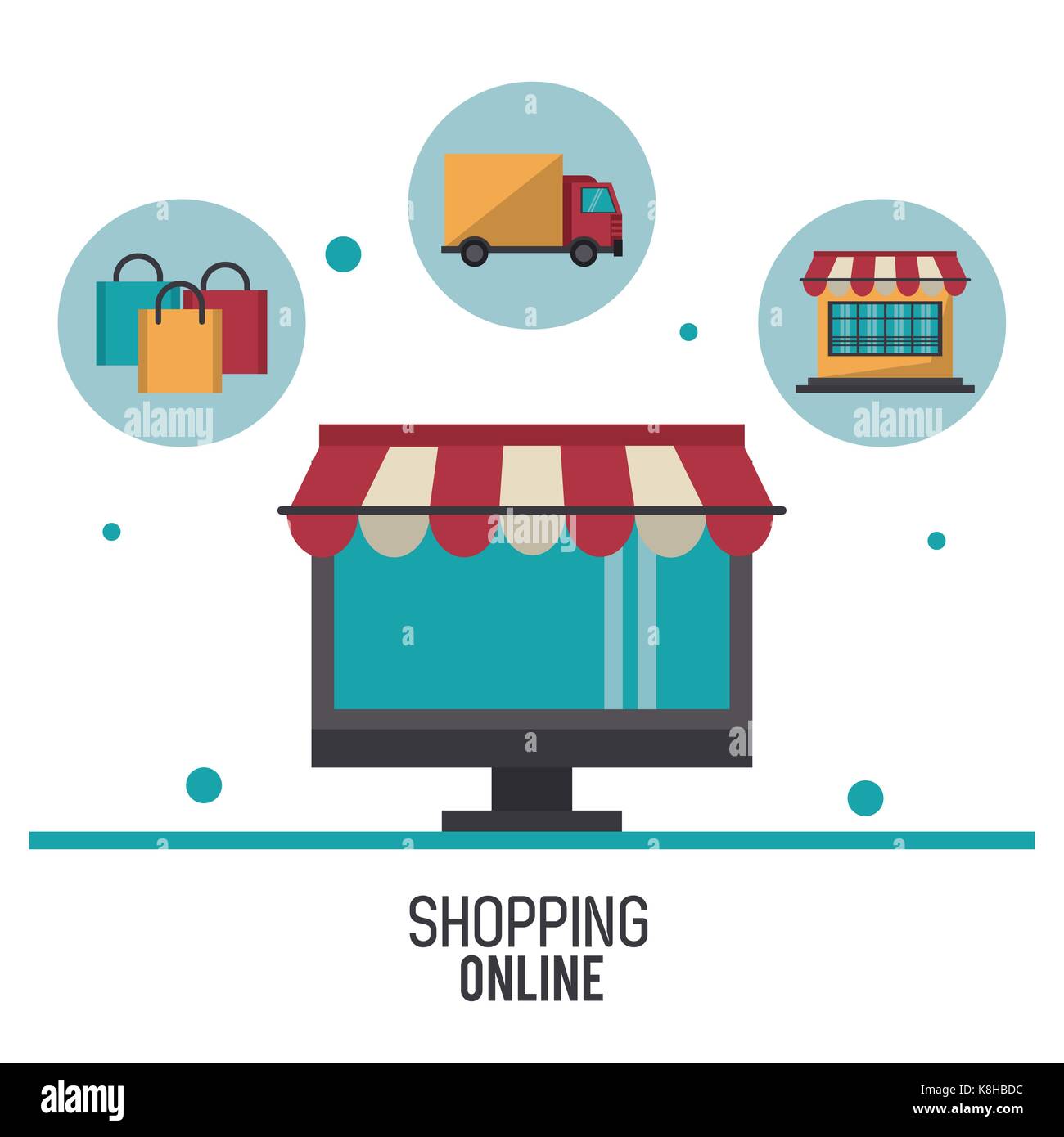 Increase with online shopping Cut Out Stock Images & Pictures - Alamy