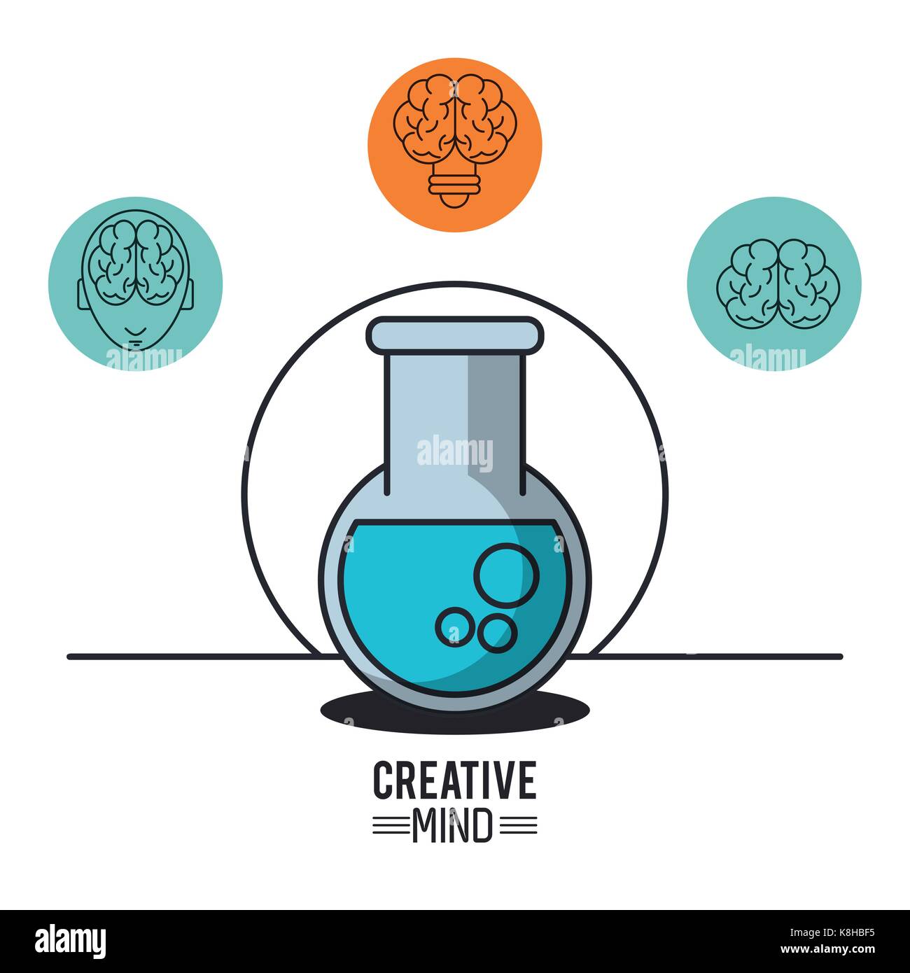 Creative mind design Stock Vector Image & Art - Alamy
