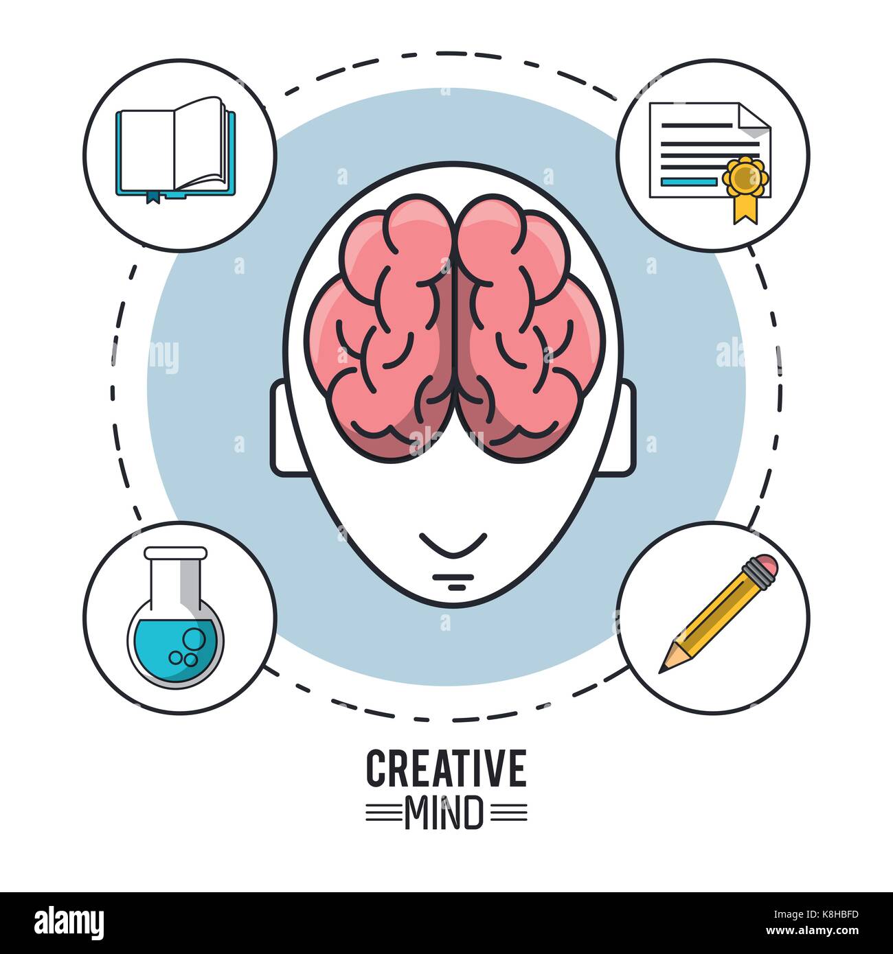 Creative mind design Stock Vector Image & Art - Alamy