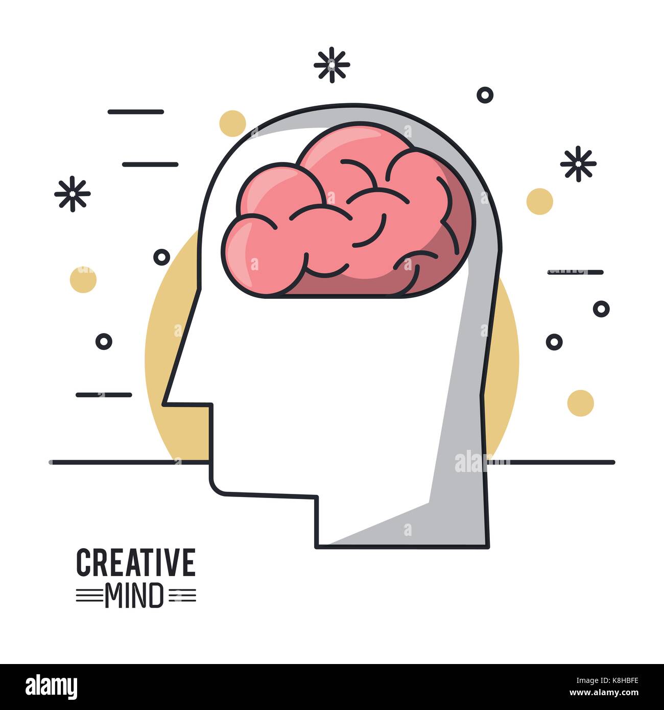 Creative mind design Stock Vector Image & Art - Alamy