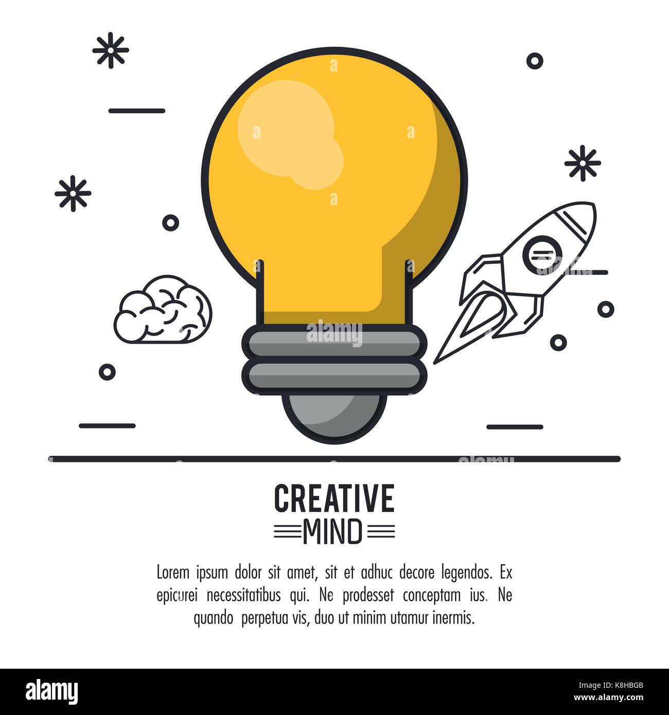 Creative mind design Stock Vector Image & Art - Alamy