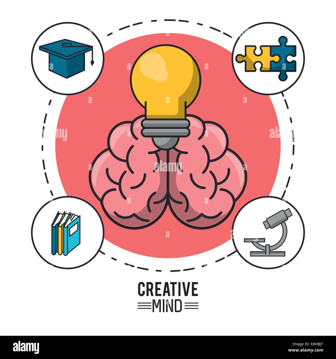 Creative mind design Stock Vector Image & Art - Alamy