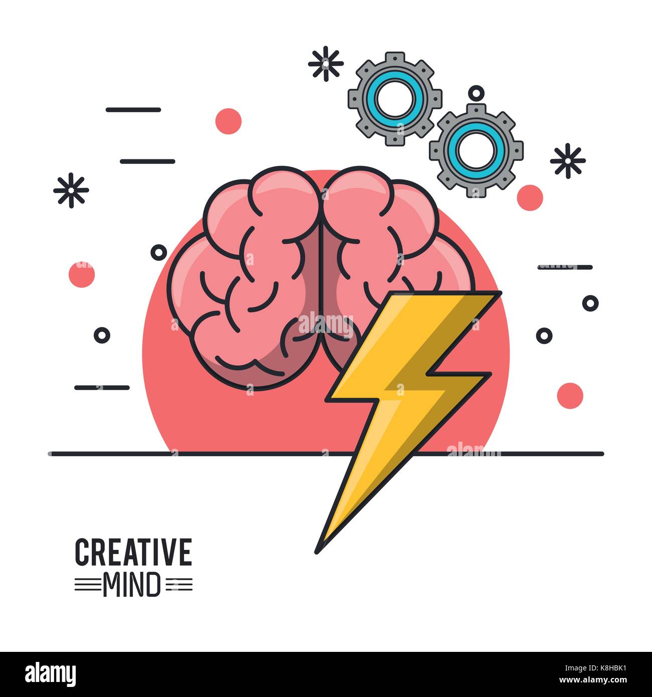 Creative mind design Stock Vector Image & Art - Alamy