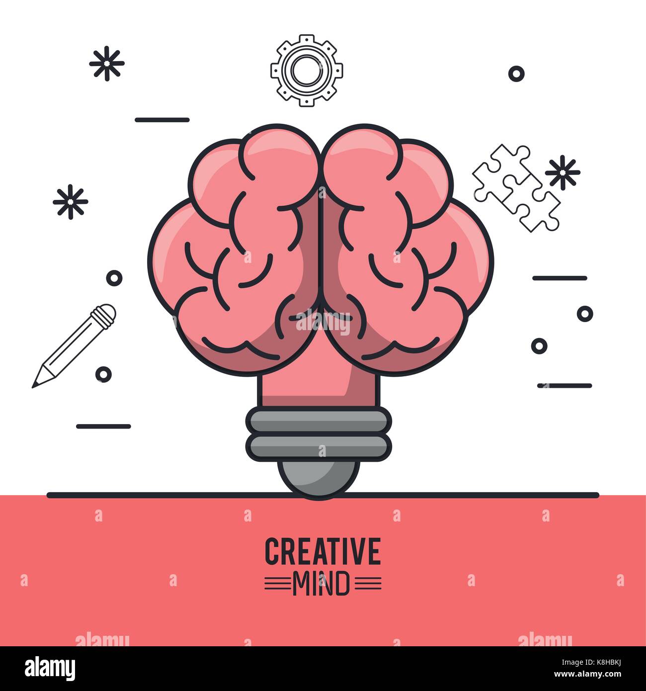 Creative mind design Stock Vector Image & Art - Alamy