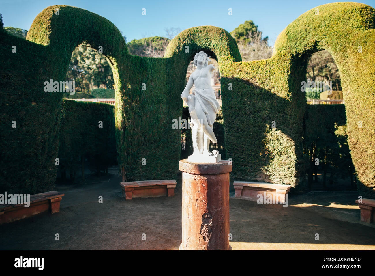 Labyrinth park horta barcelona catalonia hi-res stock photography and ...