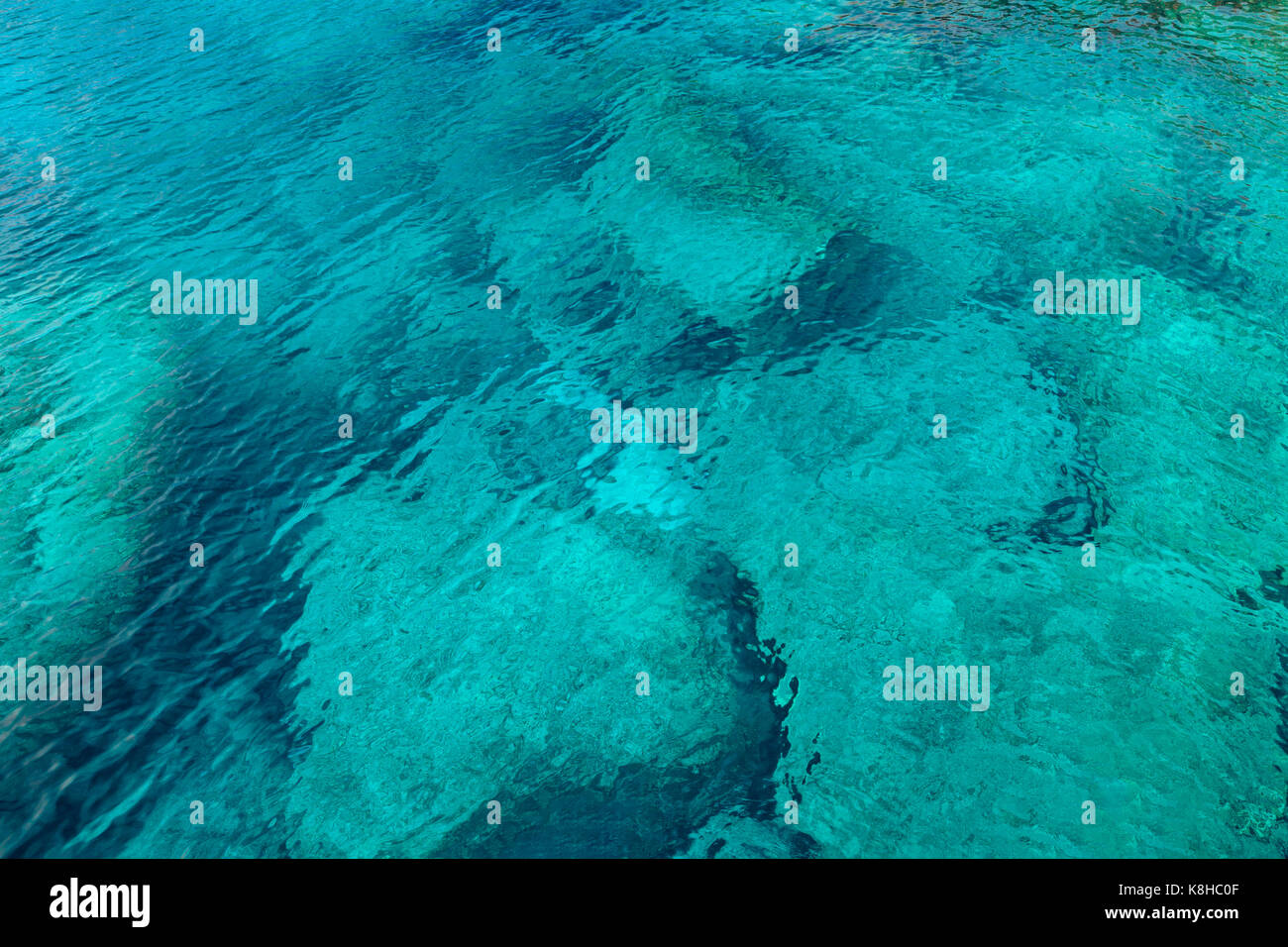 Turquoise mediterranean sea water. nature background Stock Photo - Alamy