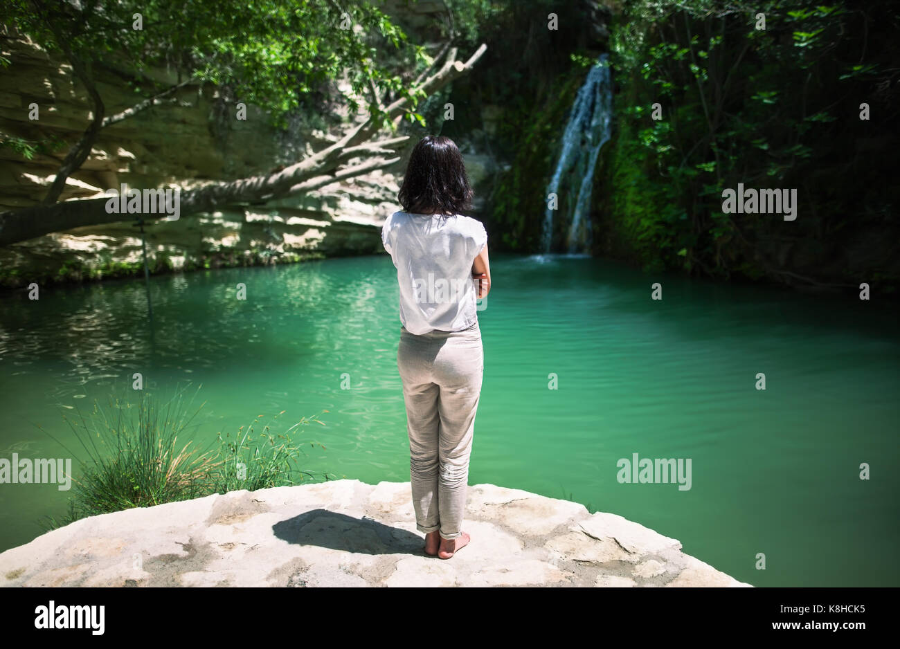 Enjoy waterfall hi-res stock photography and images - Alamy