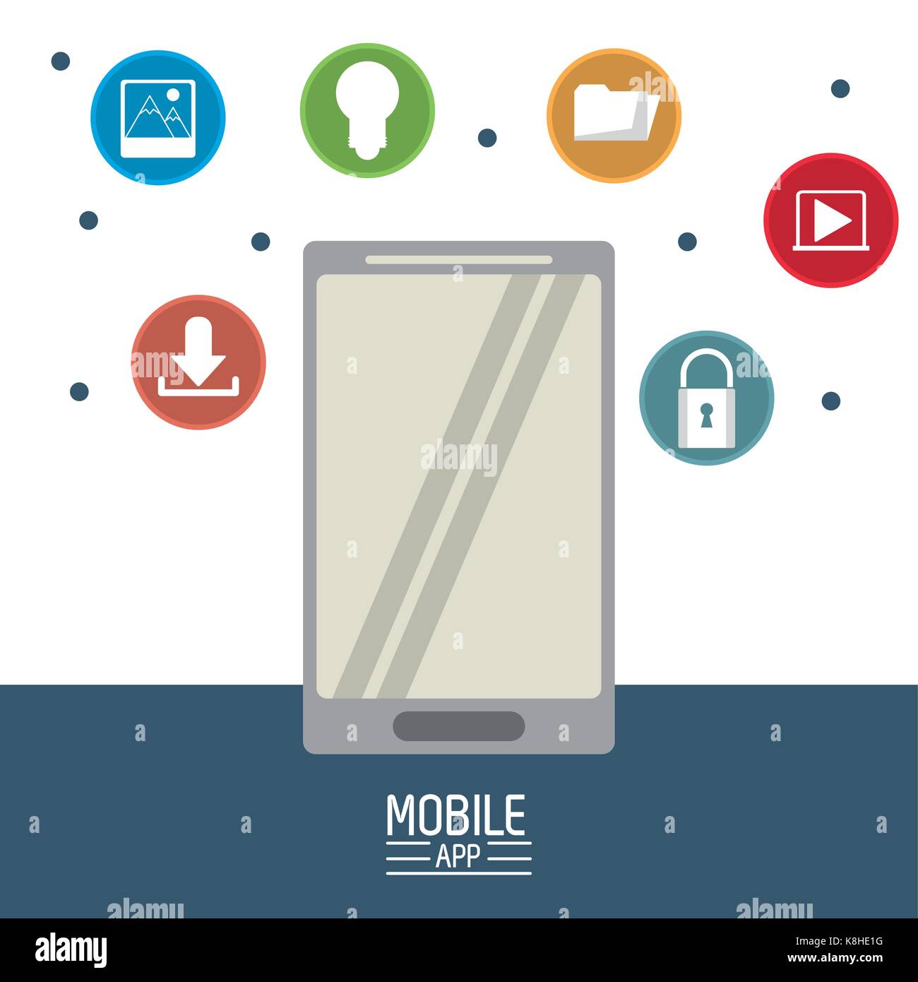 Mobile app technology Stock Vector Image & Art - Alamy