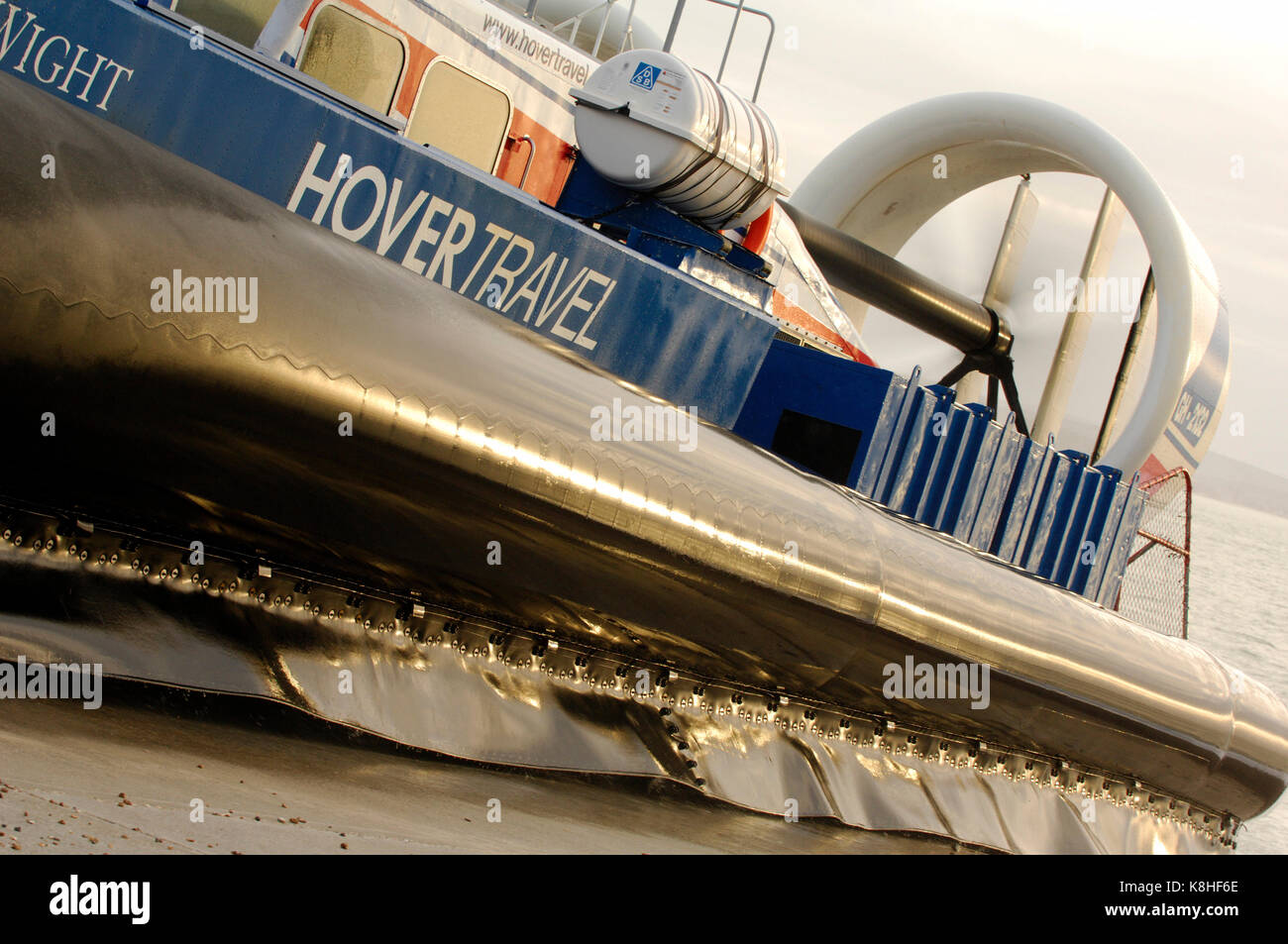the isle of wight ferry or hovercraft from ryde beach to Southsea beach ...
