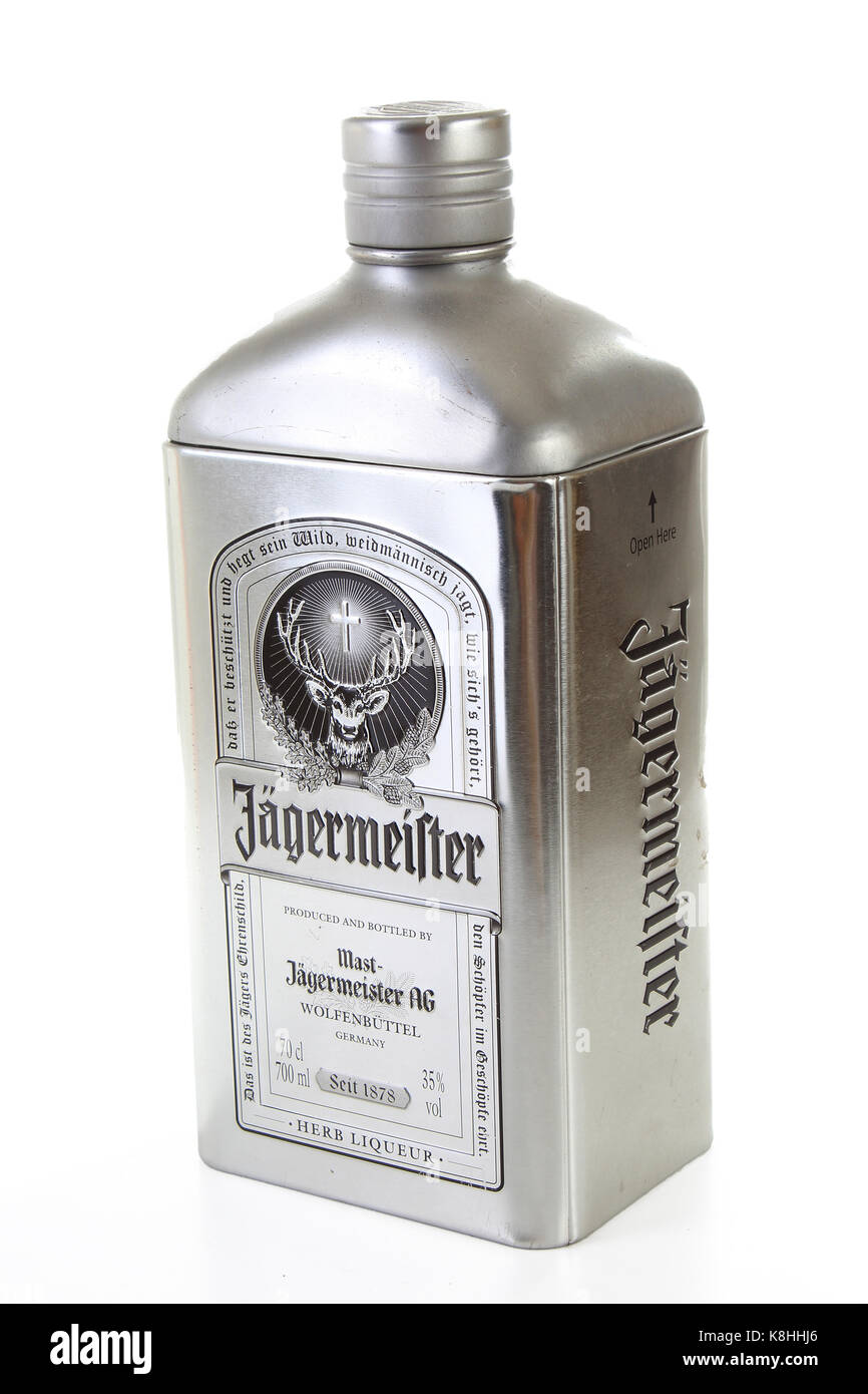 Jagermeister bottle Cut Out Stock Images & Pictures - Alamy