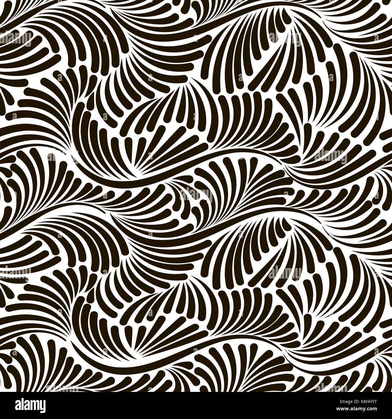 Simple and beautiful black and white seamless pattern for design and ...
