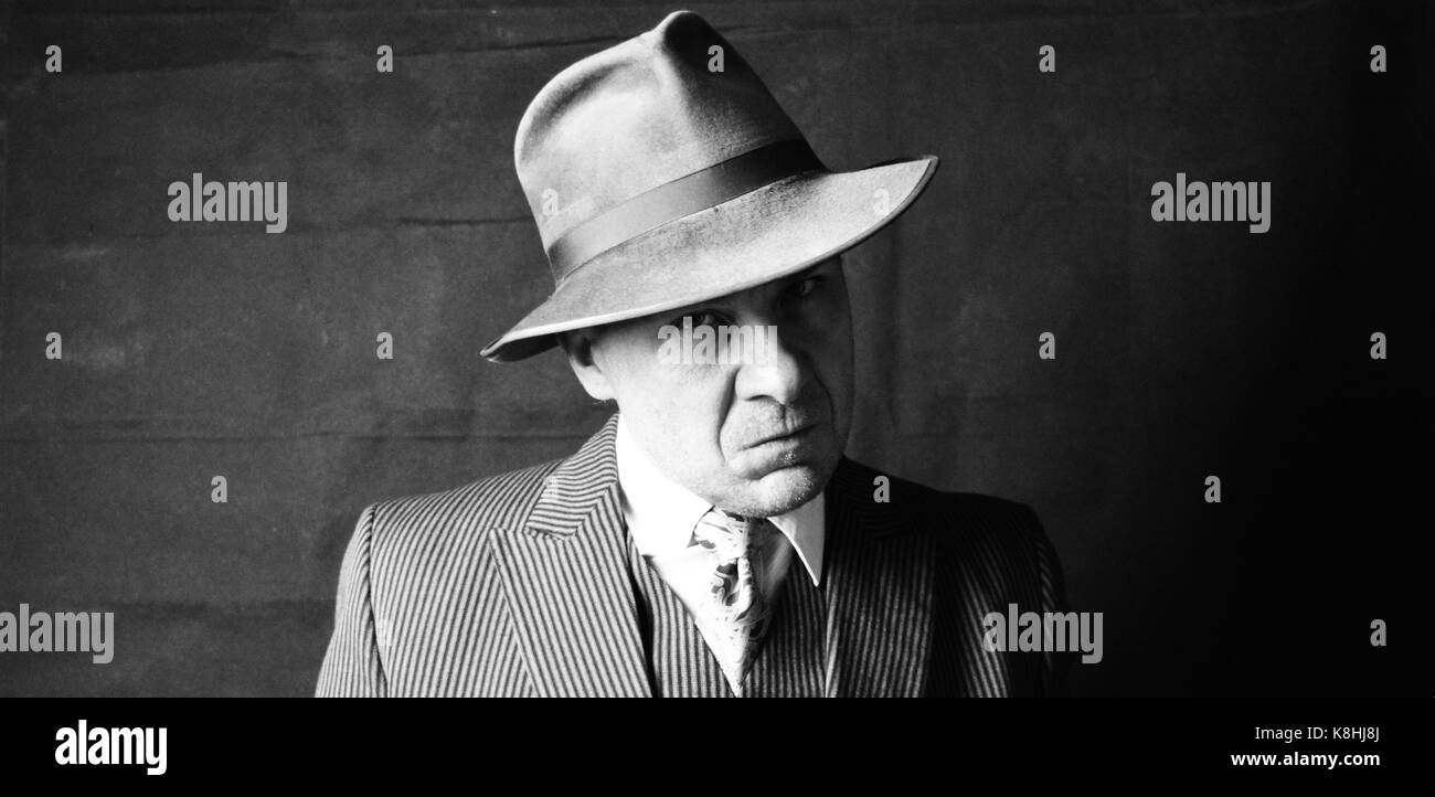 Mafia mob gangster Black and White Stock Photos & Images - Alamy