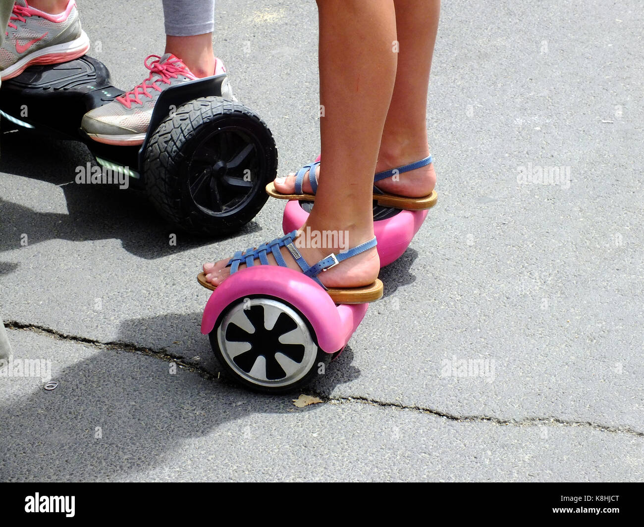 People with hoverboard hi-res stock photography and images - Alamy