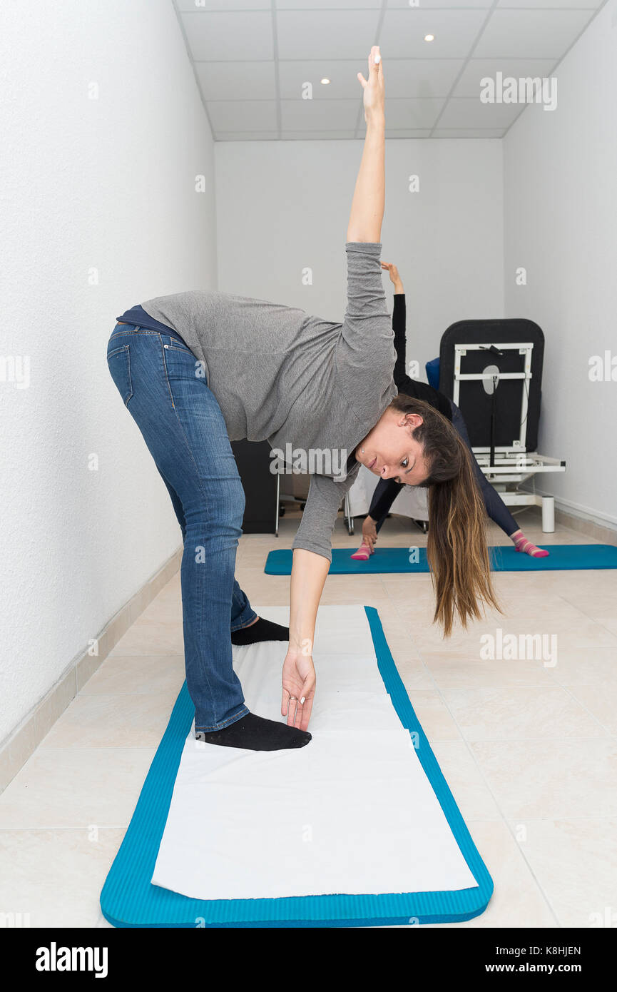 Woman giving birth position hi-res stock photography and images - Alamy