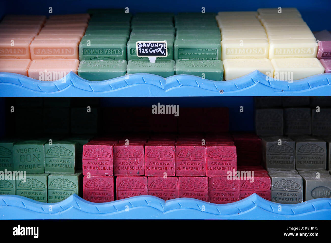 Marseille soap shop. france Stock Photo - Alamy