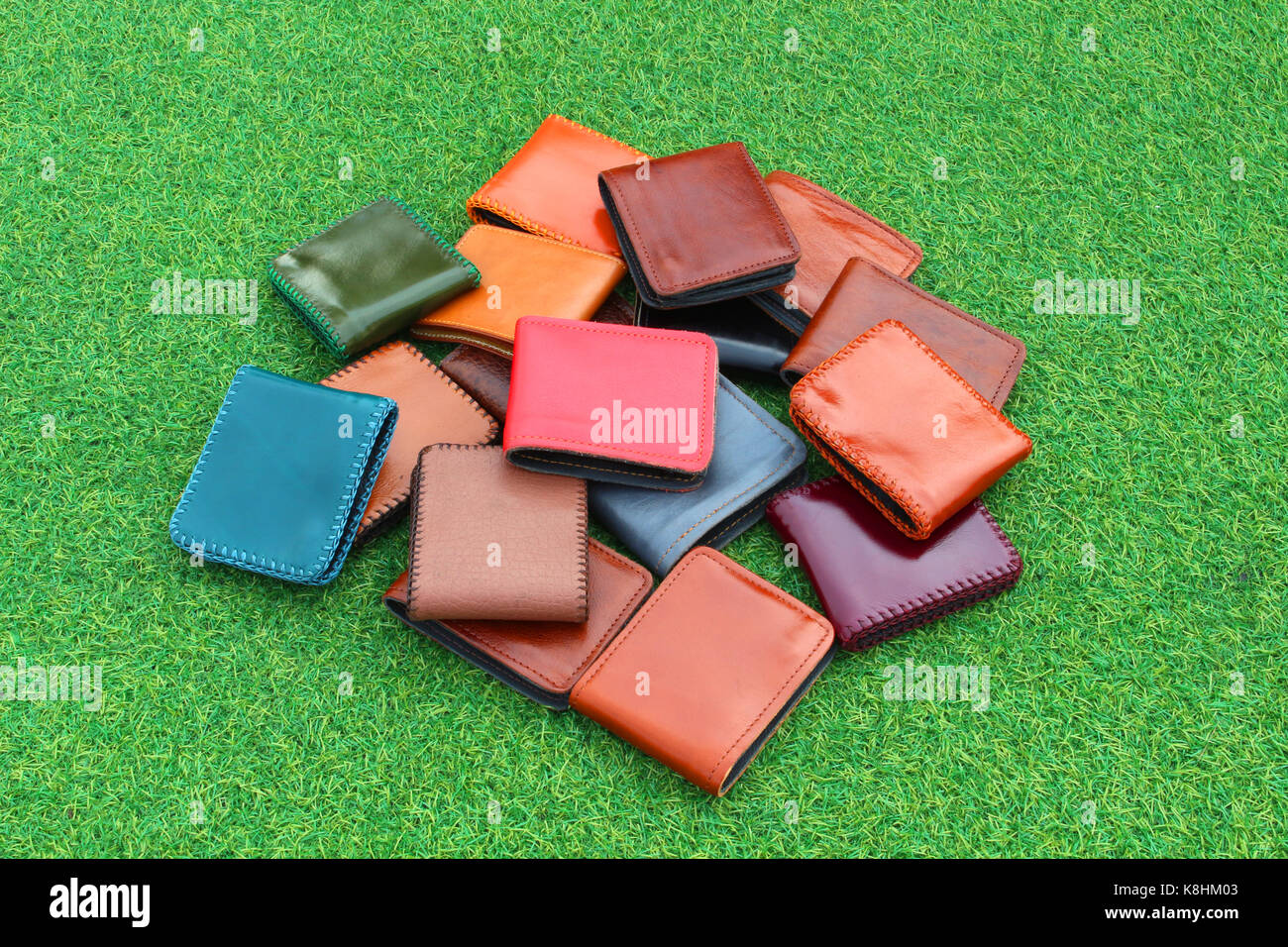 Male leather wallets on hi-res stock photography and images - Alamy