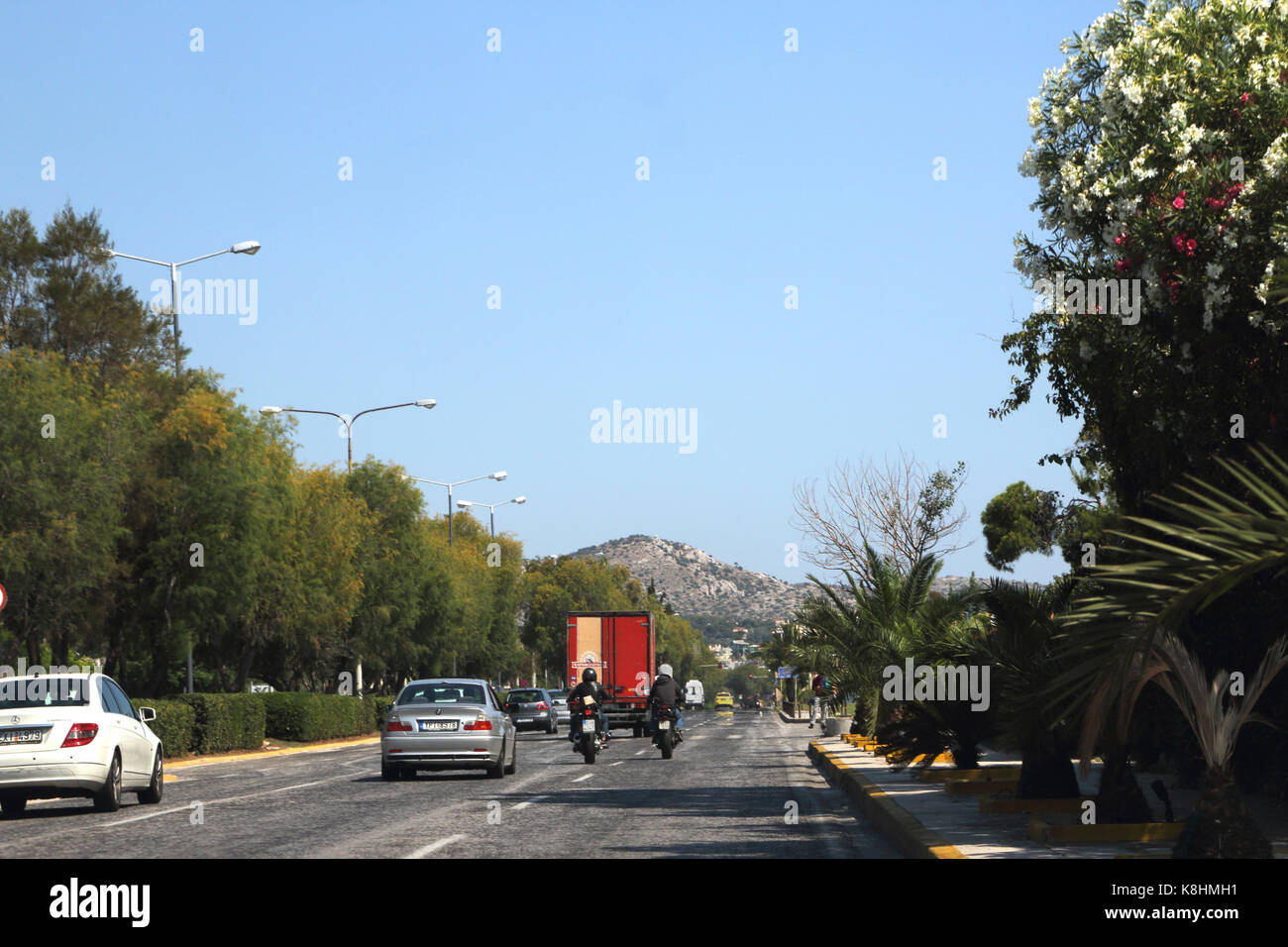 Road traffic greece hi-res stock photography and images - Alamy