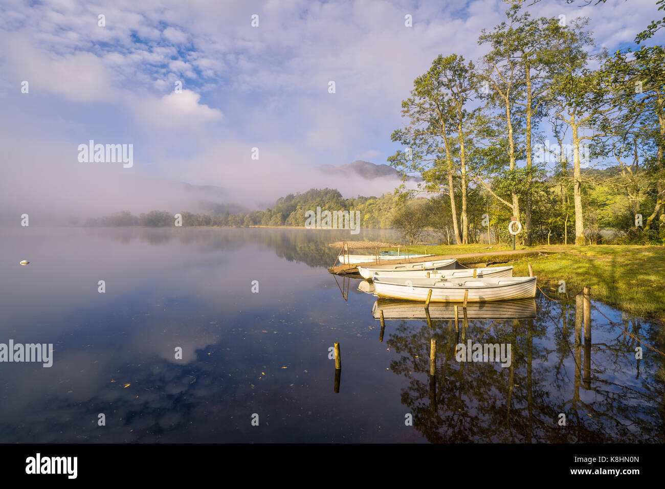 Tigh Mor in The Trossachs in Autumn Stock Photo - Alamy