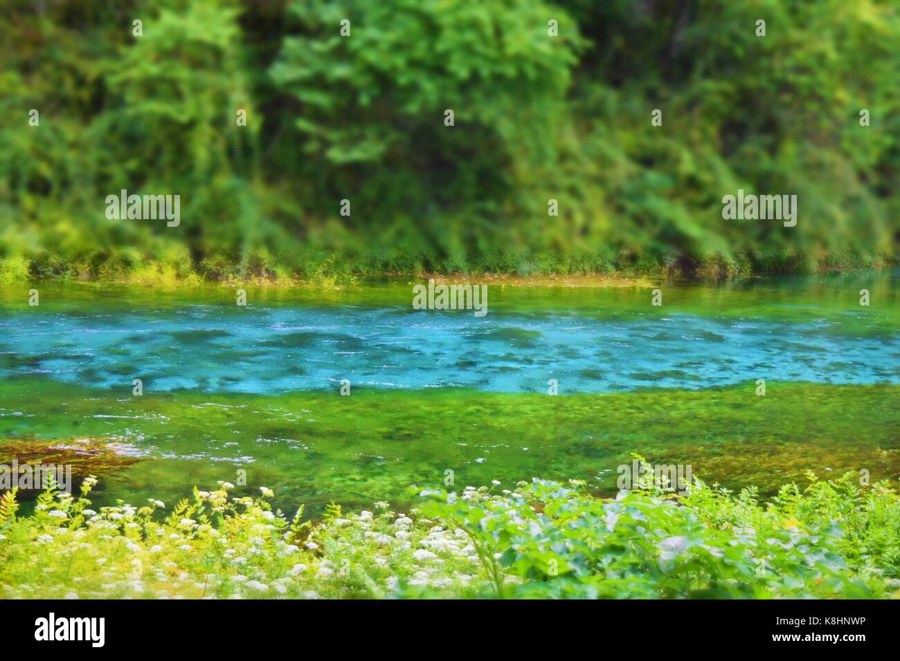 Blue eye syri kalter water hi-res stock photography and images - Alamy