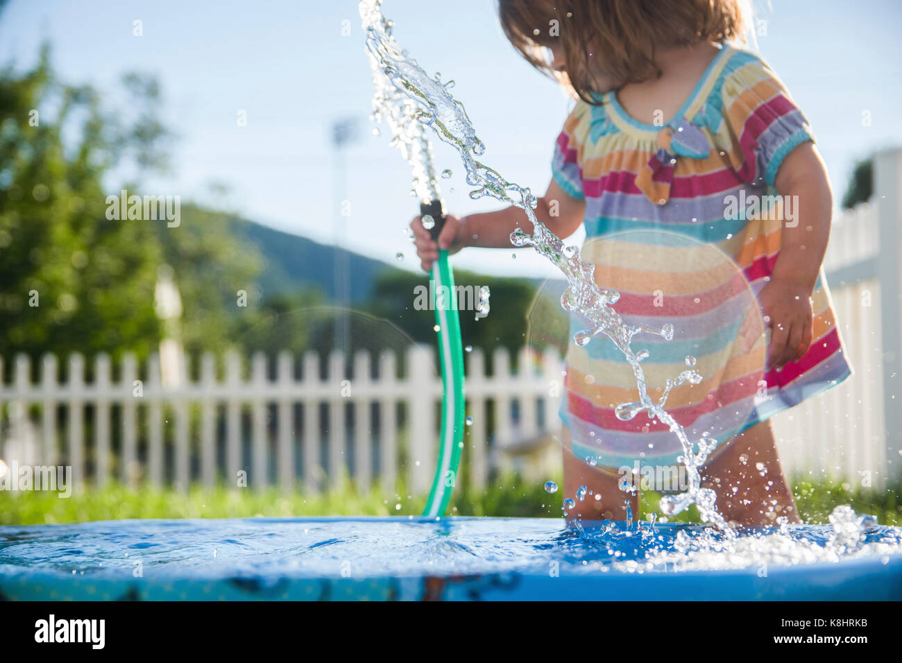 Hose water wading pool hi-res stock photography and images - Alamy