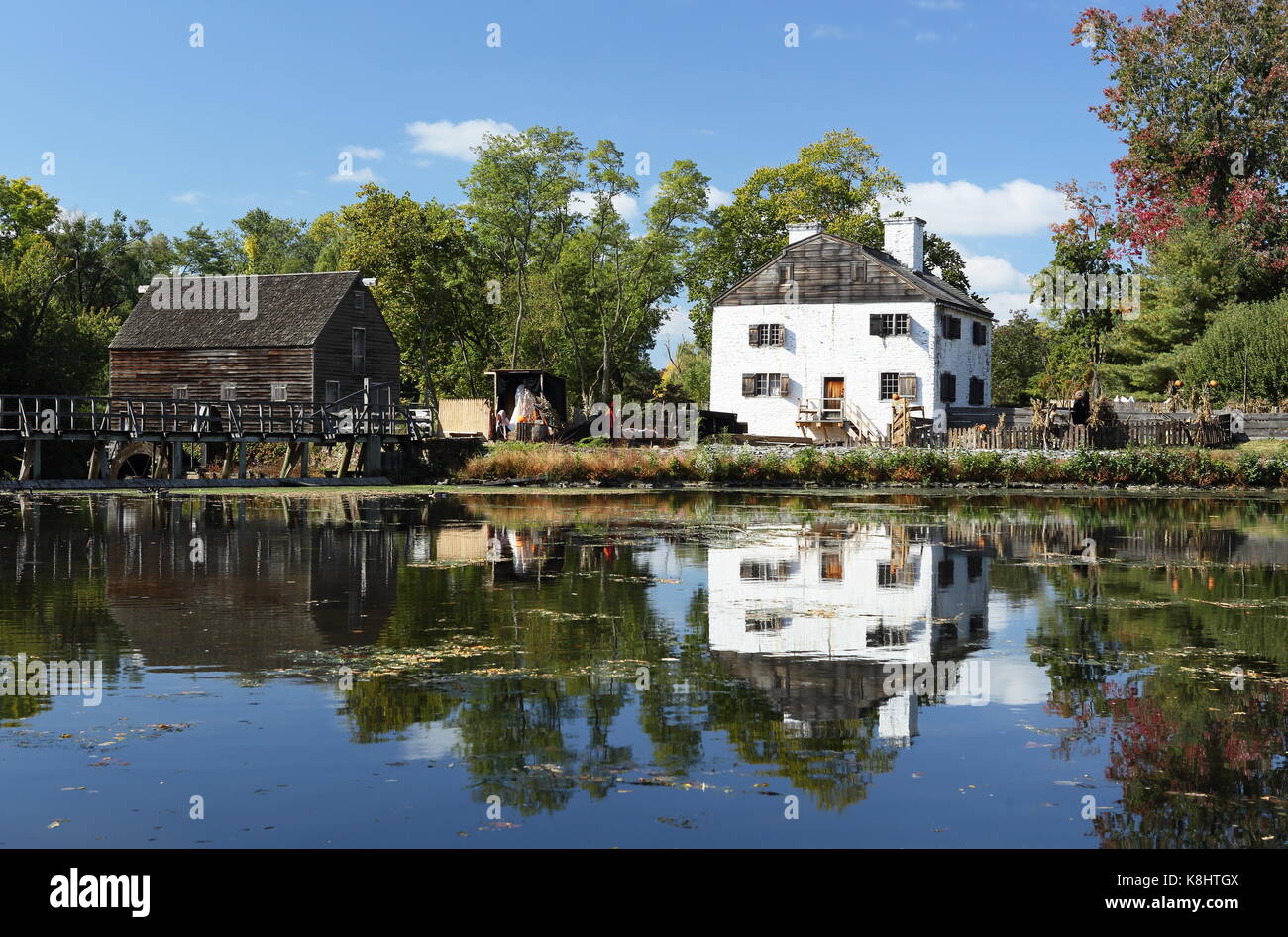 Philipsburg Manor in Sleepy Hollow, New York on October 13, 2013 Stock ...