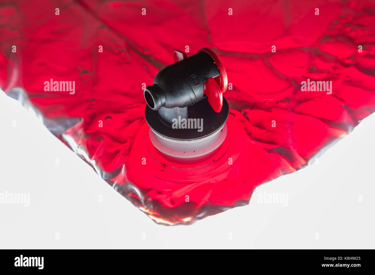 Wine pack, plastic bag, filled with red wine, convenient packaging, 5 ...