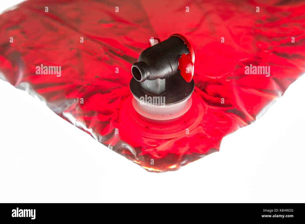 Wine pack, plastic bag, filled with red wine, convenient packaging, 5 ...