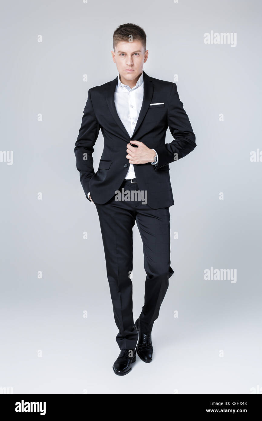successful man in suit Stock Photo - Alamy
