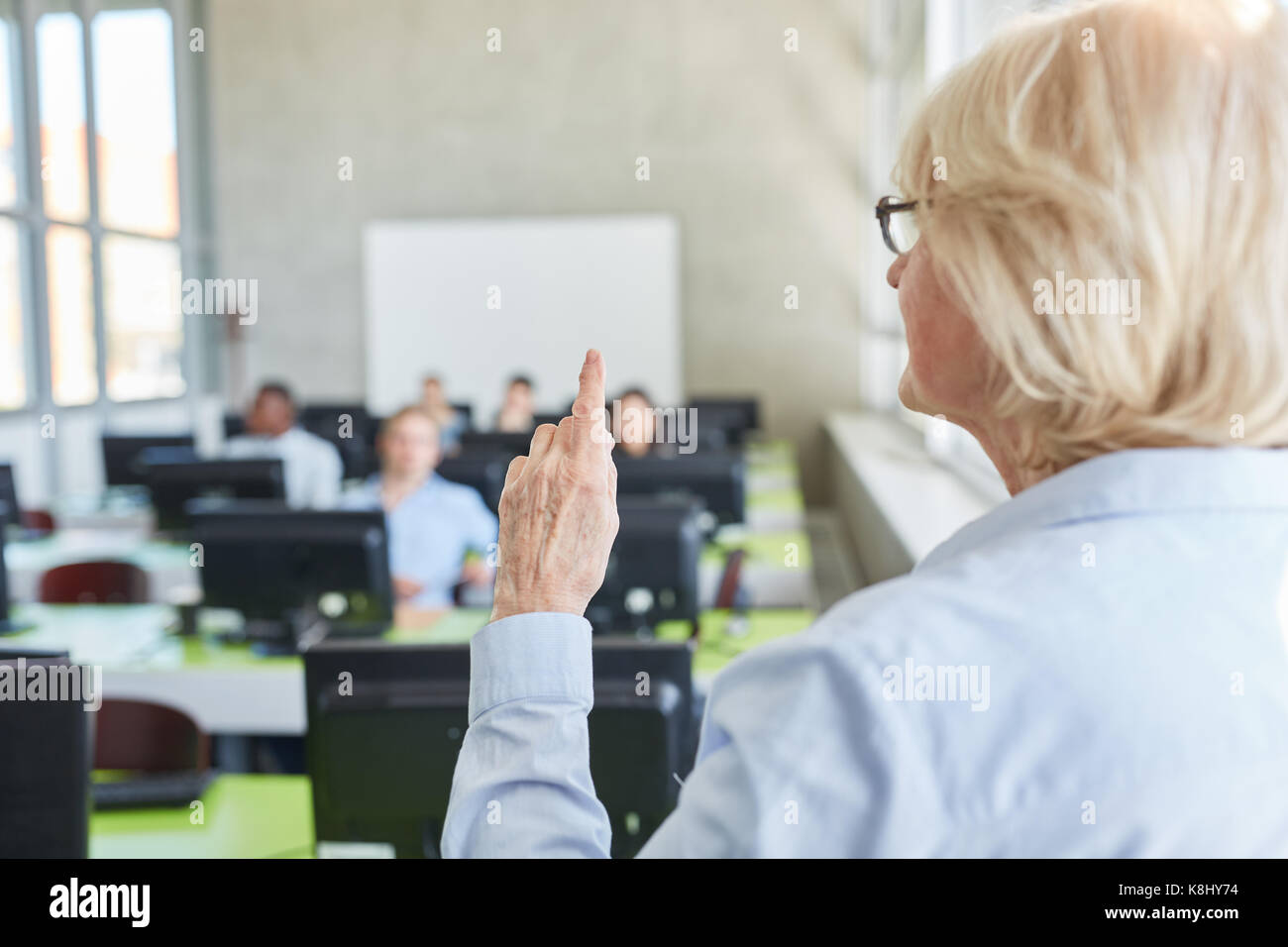 Woman university lecturer hi-res stock photography and images - Alamy