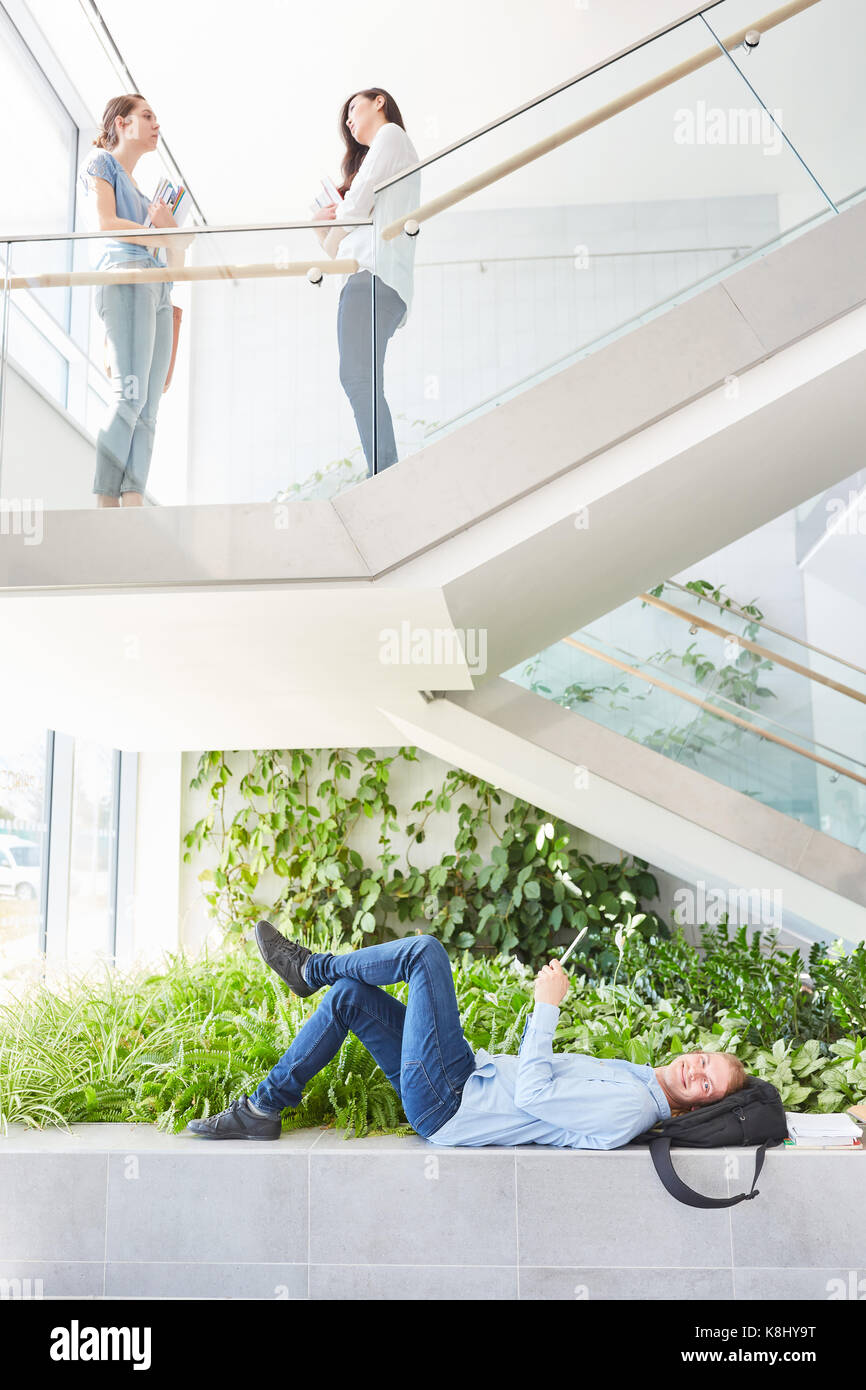 Students break hi-res stock photography and images - Alamy