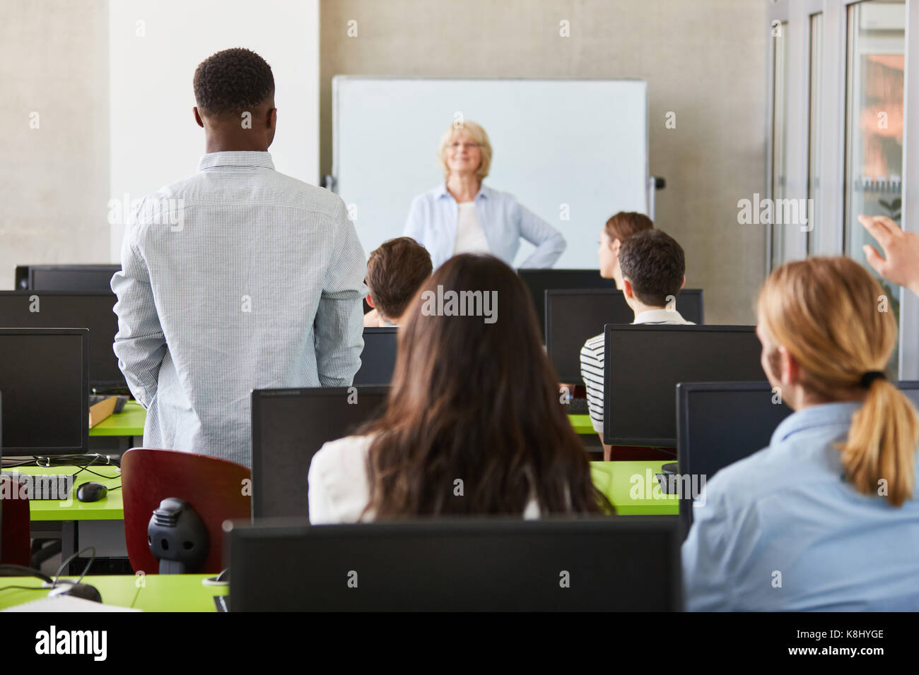 Uni students in class hi-res stock photography and images - Alamy