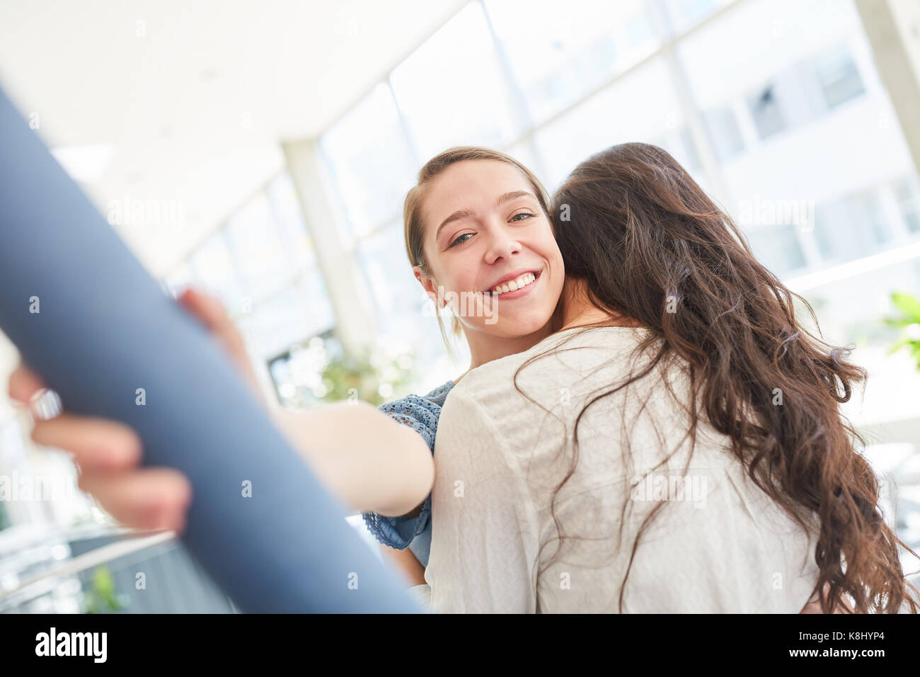 Student after uni diploma successful completion graduation Stock Photo ...