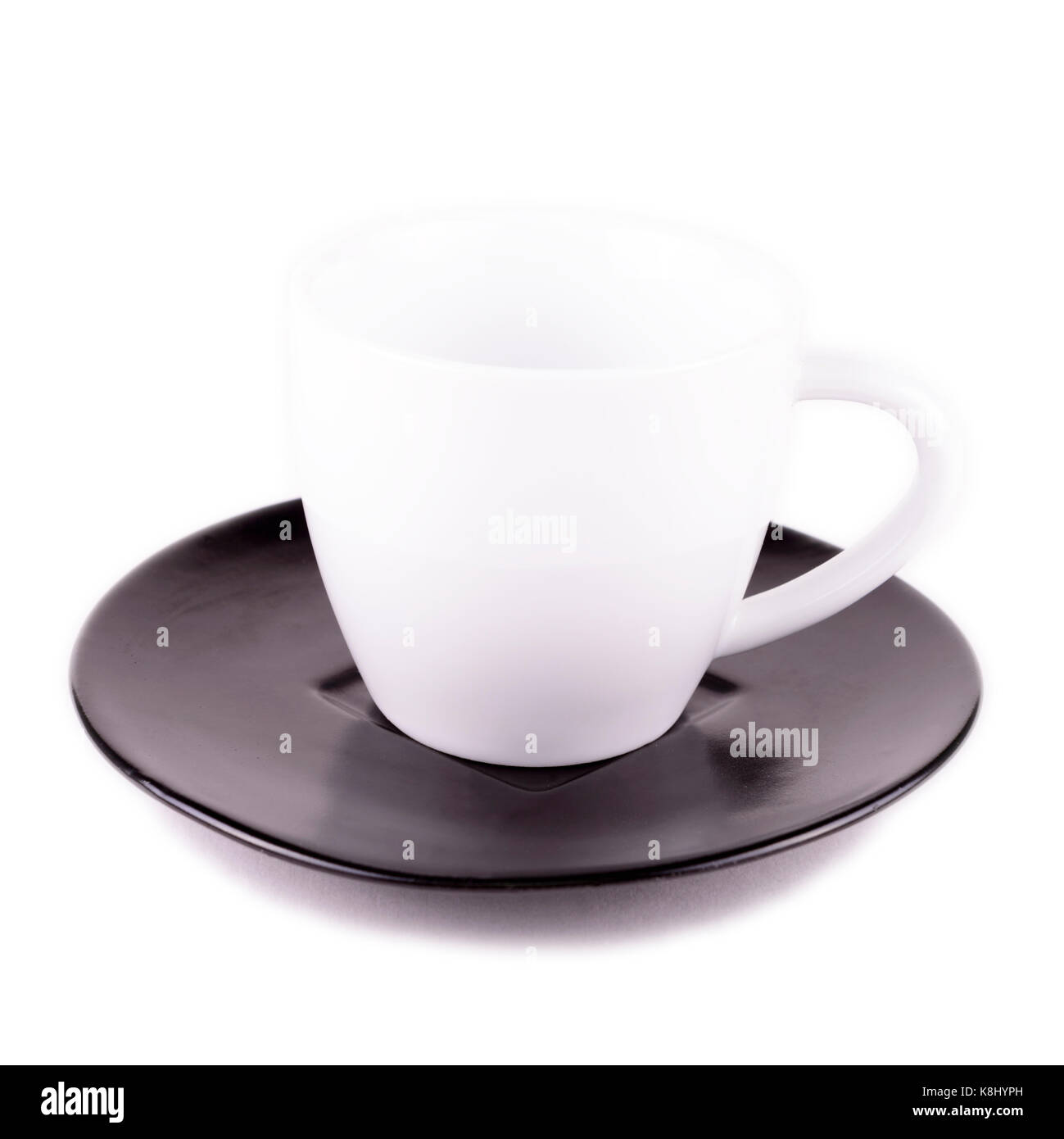 Espresso steaming white cup Cut Out Stock Images & Pictures - Alamy