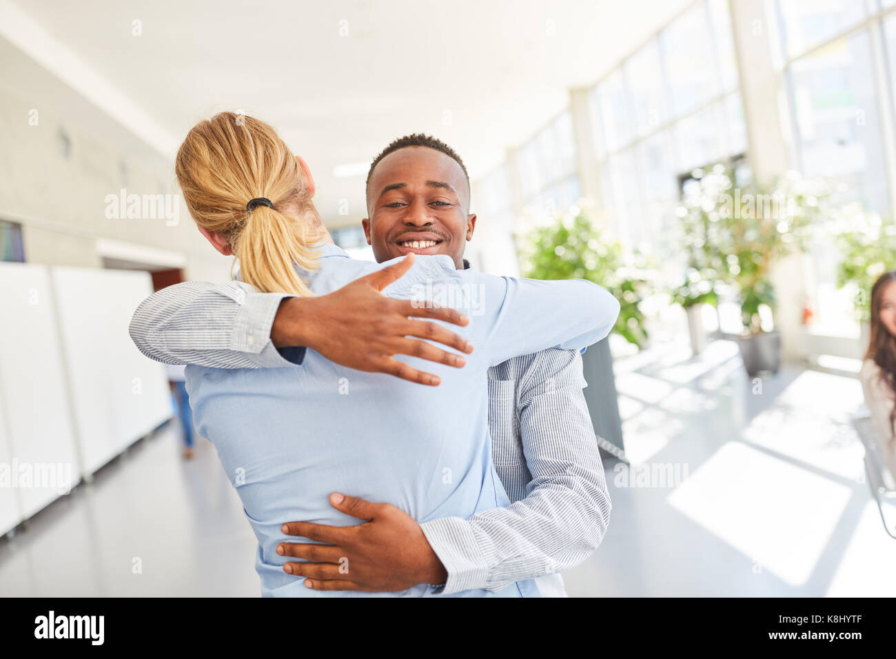 Education students hug graduation hi-res stock photography and images ...