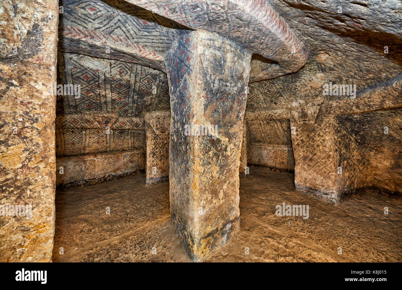 Hypogeum, tombs of Alto de Segovia which also contains many hypogea ...