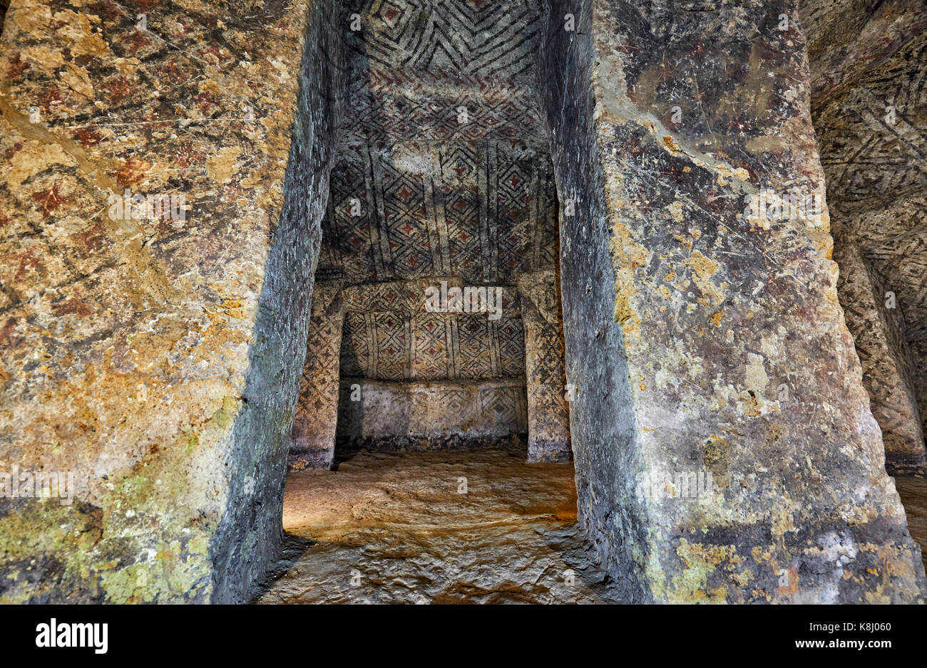 Hypogeum, tombs of Alto de Segovia which also contains many hypogea ...