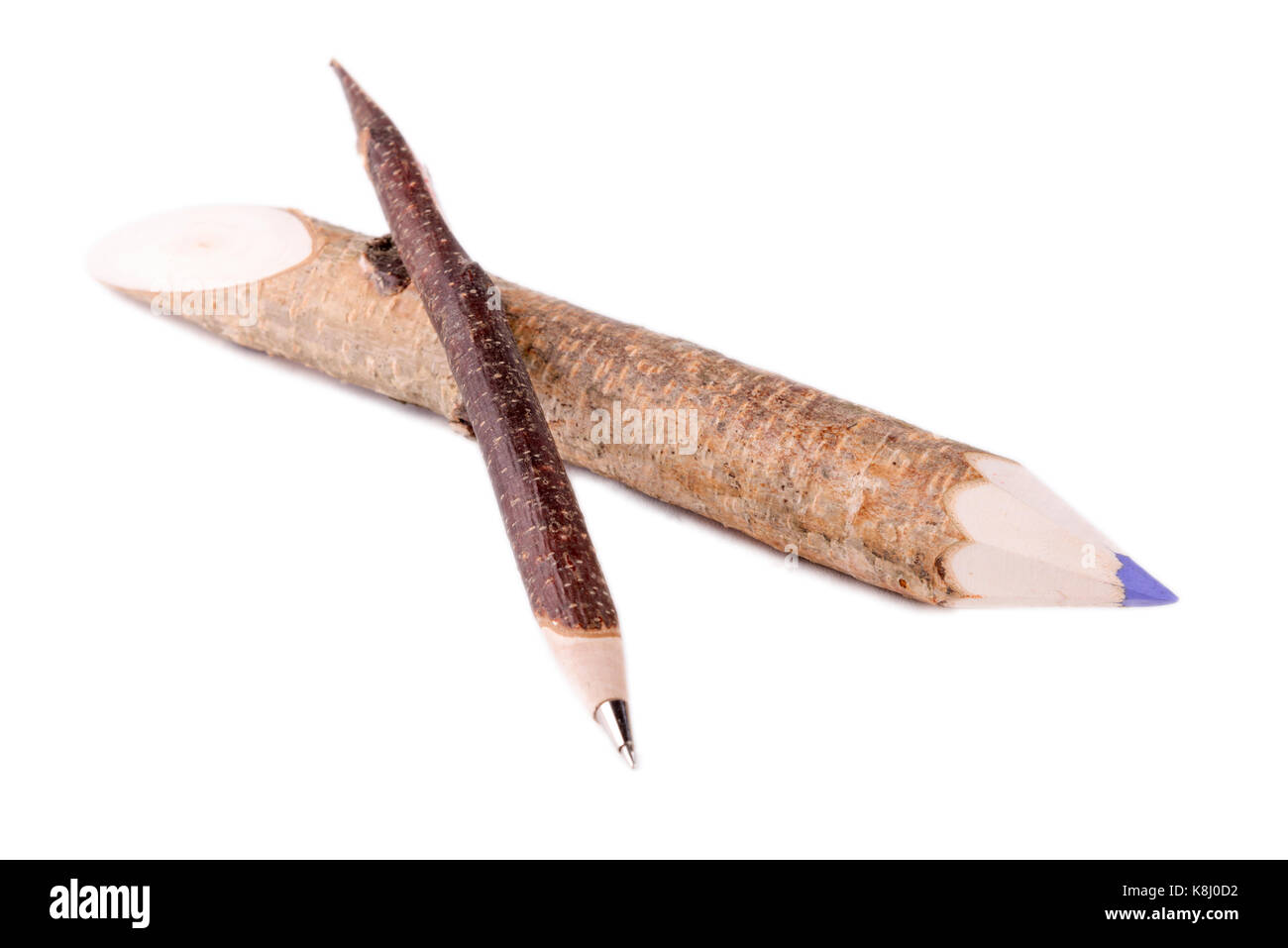 Wood pencil isolated on Cut Out Stock Images & Pictures - Alamy