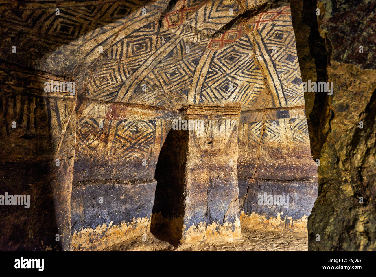 Hypogeum, tombs of Alto de Segovia which also contains many hypogea ...