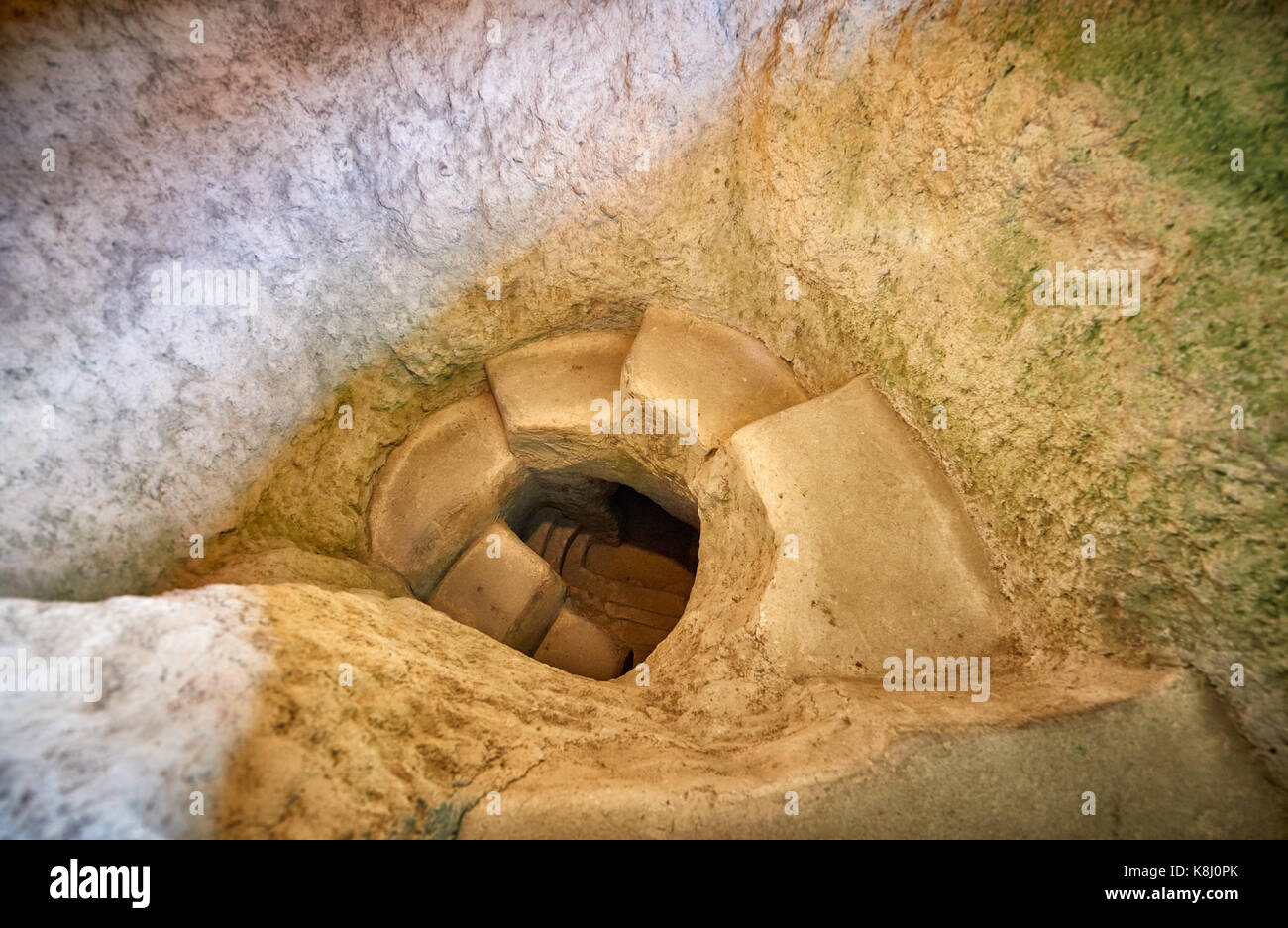steps into Hypogeum, tombs of Alto de Segovia which also contains many ...