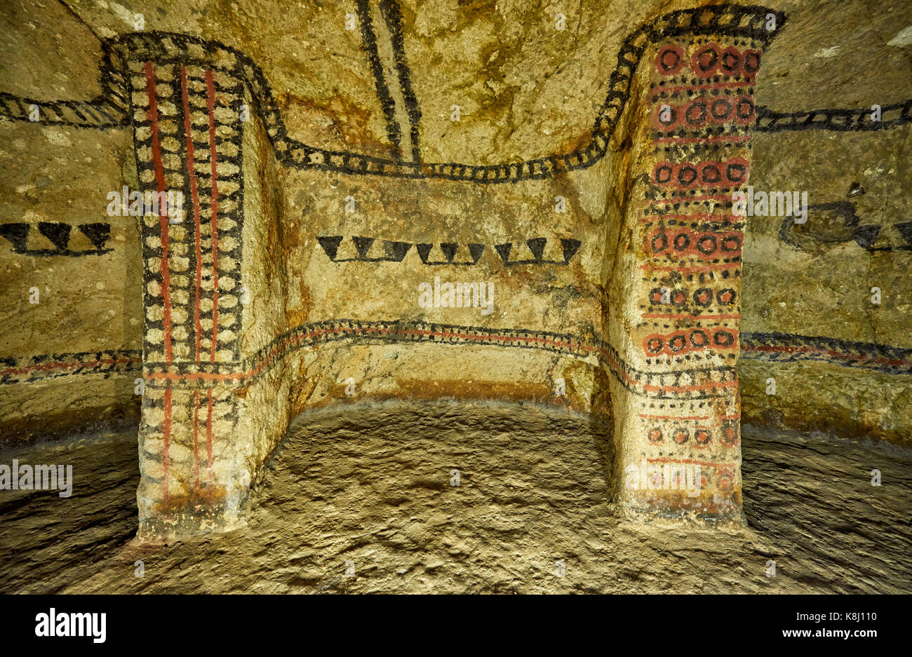 Hypogeum, tombs of Alto de Segovia which also contains many hypogea ...