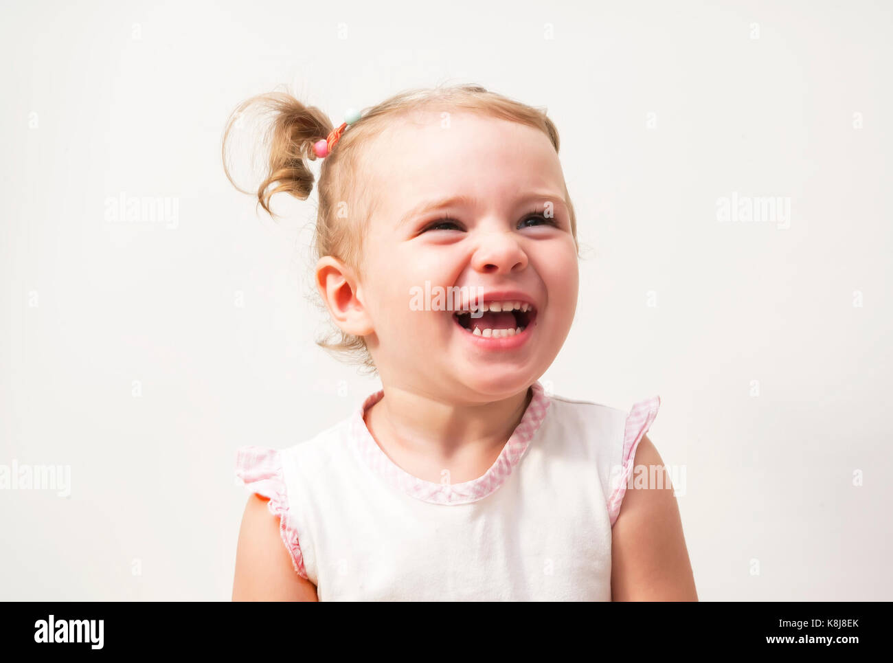 Beautiful expressive adorable happy cute laughing smiling baby infant ...