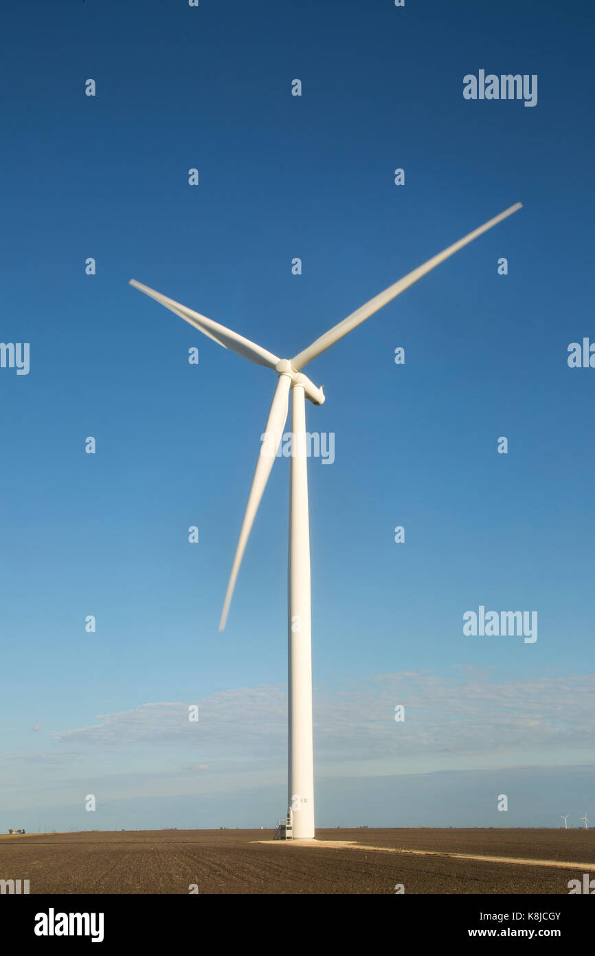 Wind Turbine near Sinton, Texas USA Stock Photo - Alamy