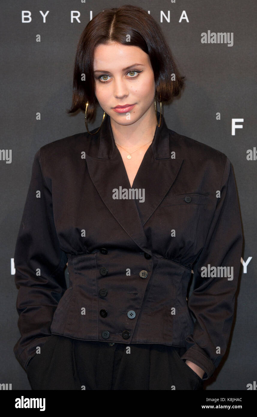 Billie JD Porter arrives at the Fenty Beauty by Rihanna launch party at ...