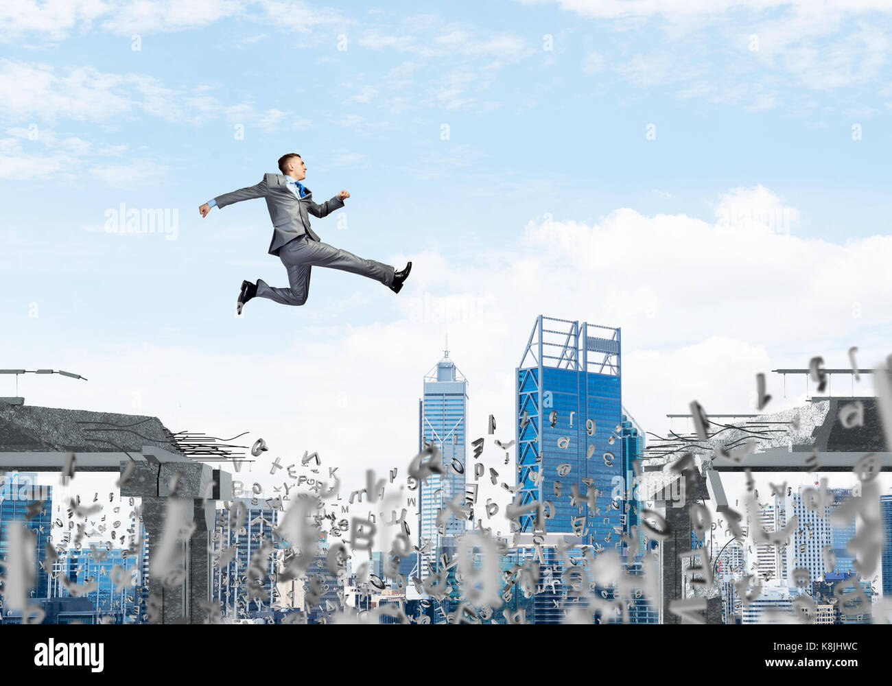 Problem and difficulties overcoming concept Stock Photo - Alamy