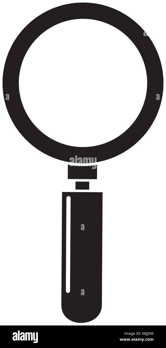magnifying glass isolated icon Stock Vector Image & Art - Alamy