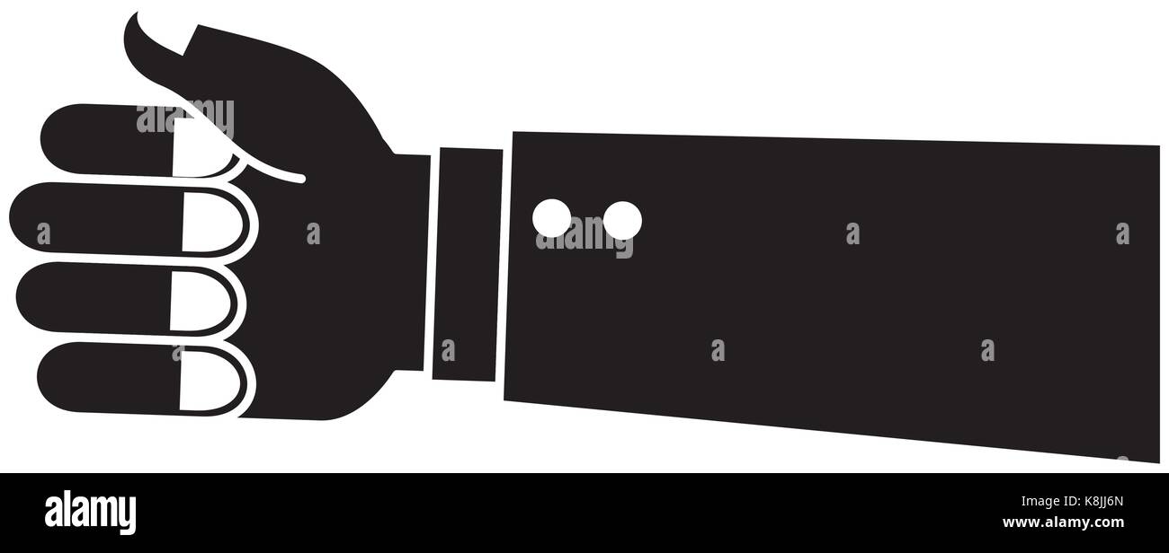 hand human fist icon Stock Vector Image & Art - Alamy