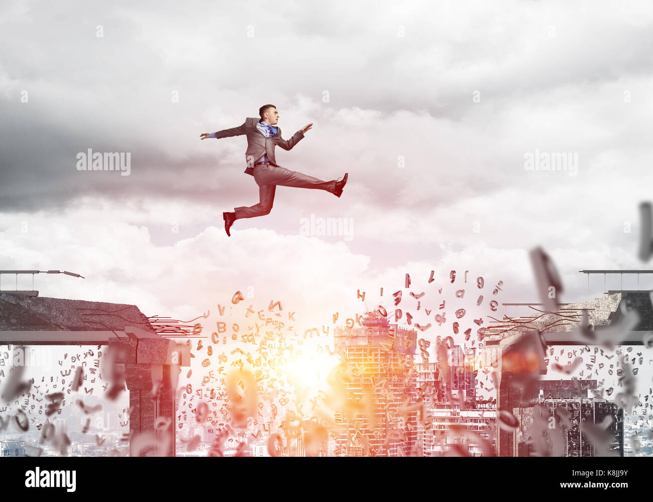 Problem and difficulties overcoming concept Stock Photo - Alamy